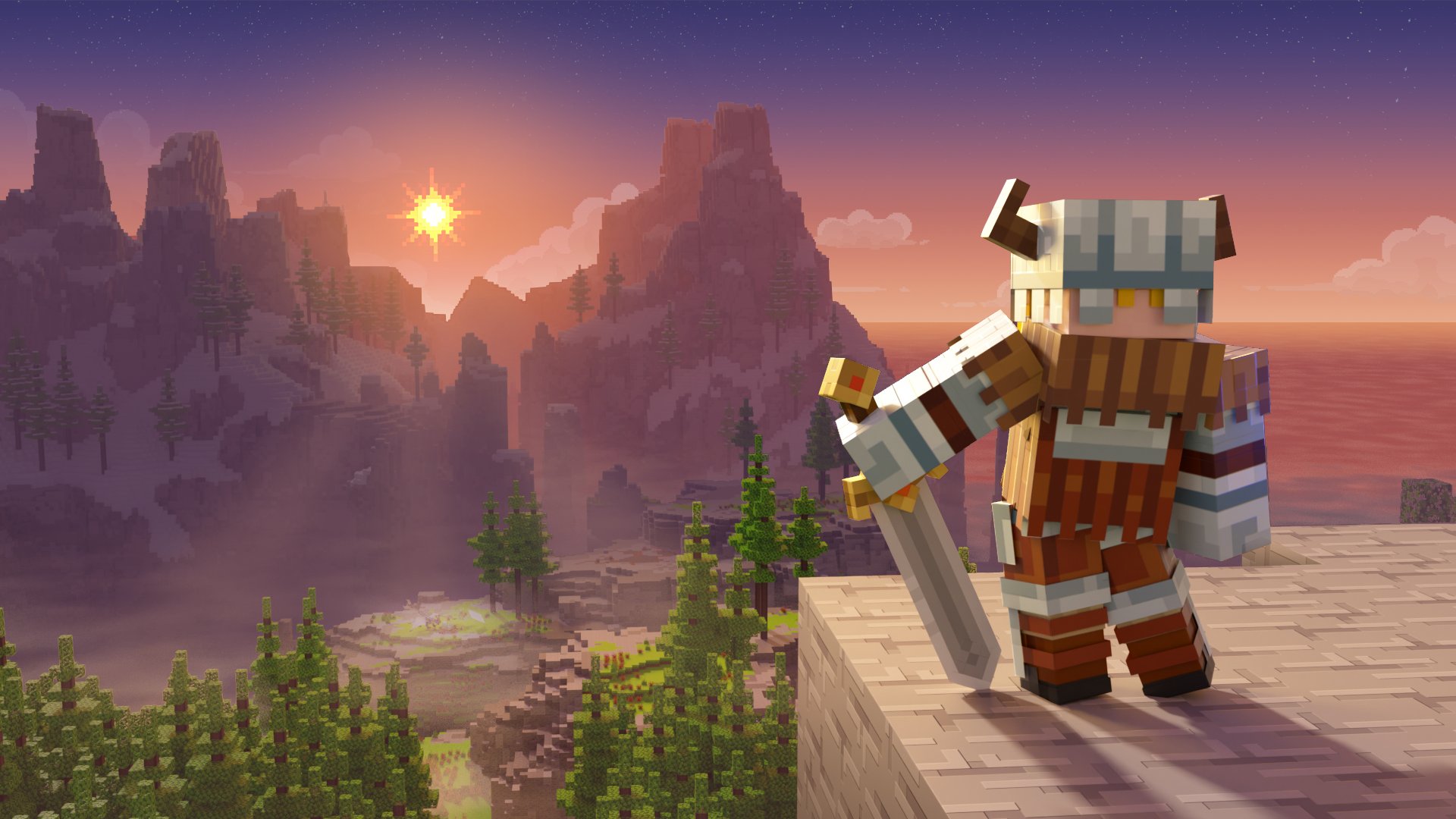 Minecraft Raider Wallpaper