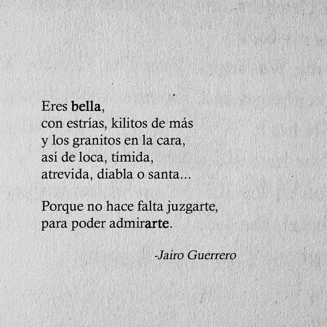 Eres Hermosa Poema