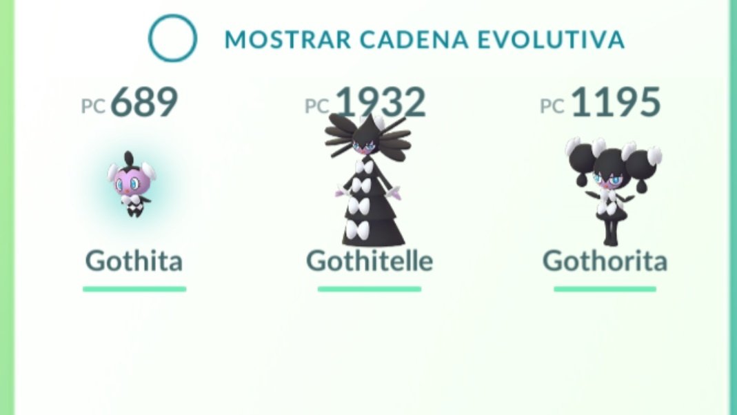 Gothita Evolution Chart