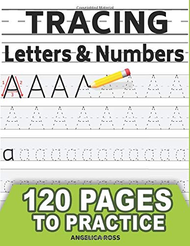 FREE TRACING Letters and Numbers: 120 pages to practice for kids ages ...
