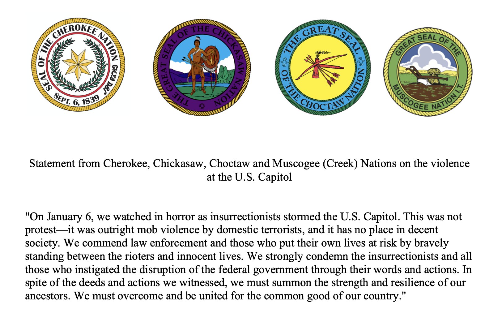 Five Civilized Tribes Seals