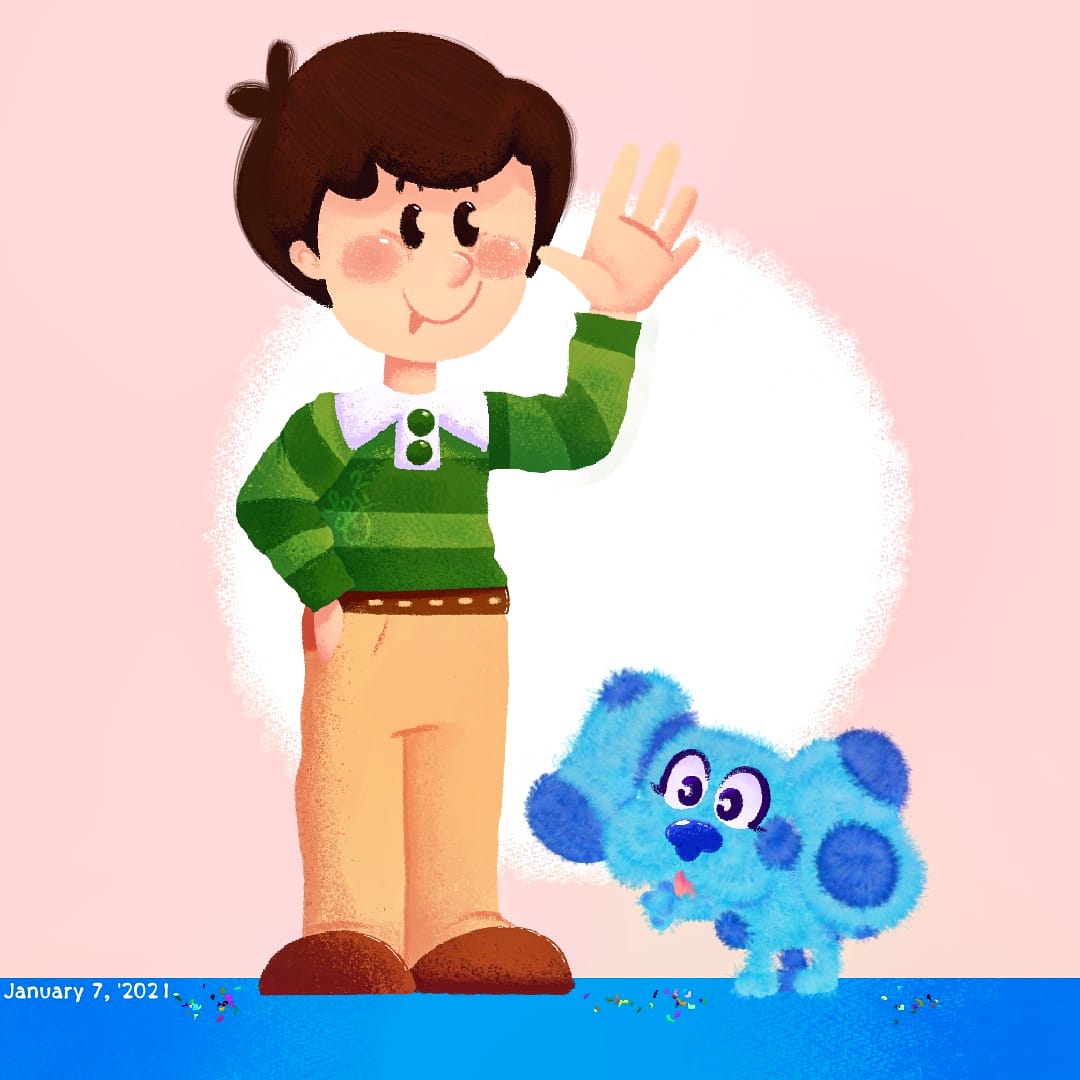 Blues Clues Steve And Blue