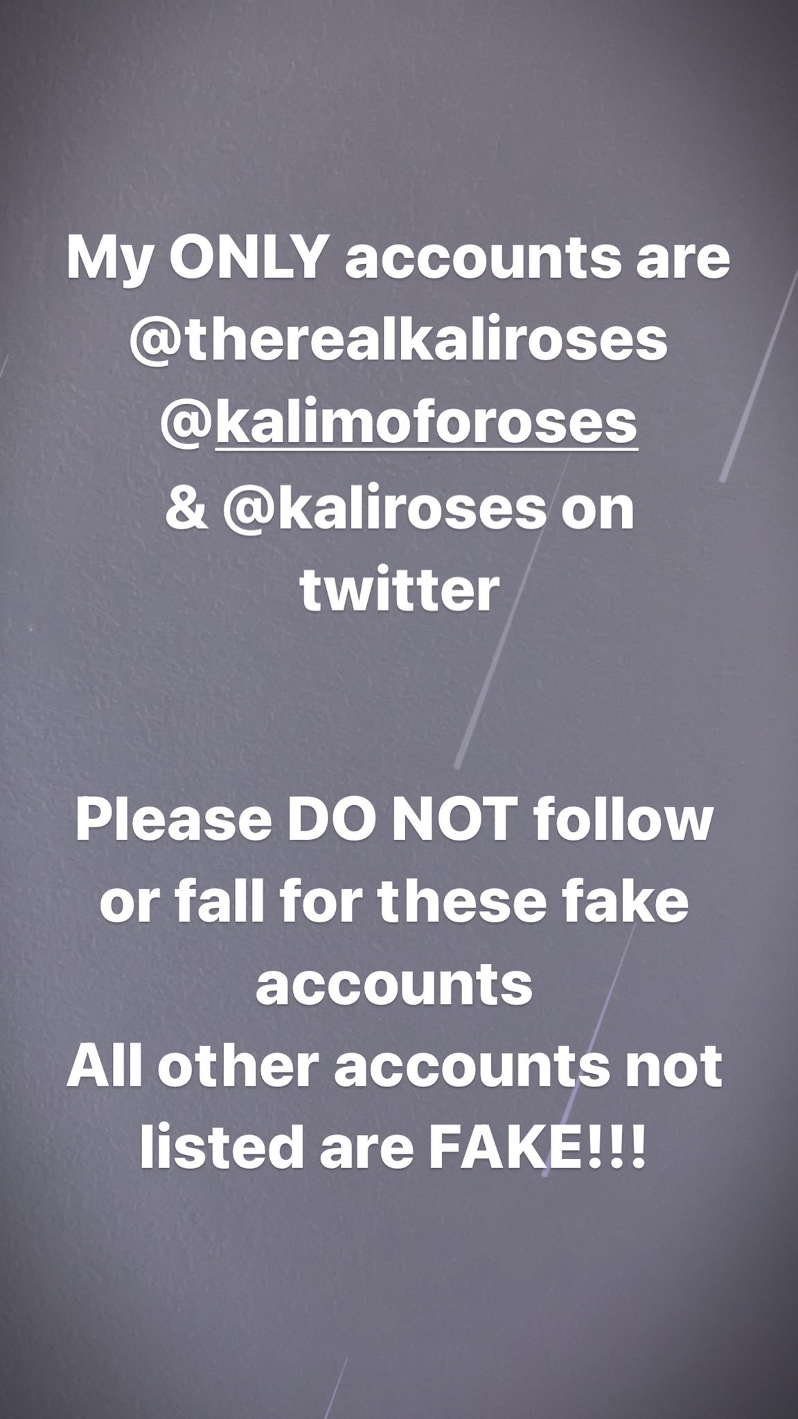 TW Pornstars - Kali Roses 🌹. Twitter. An important announcement my only accounts on IG ...