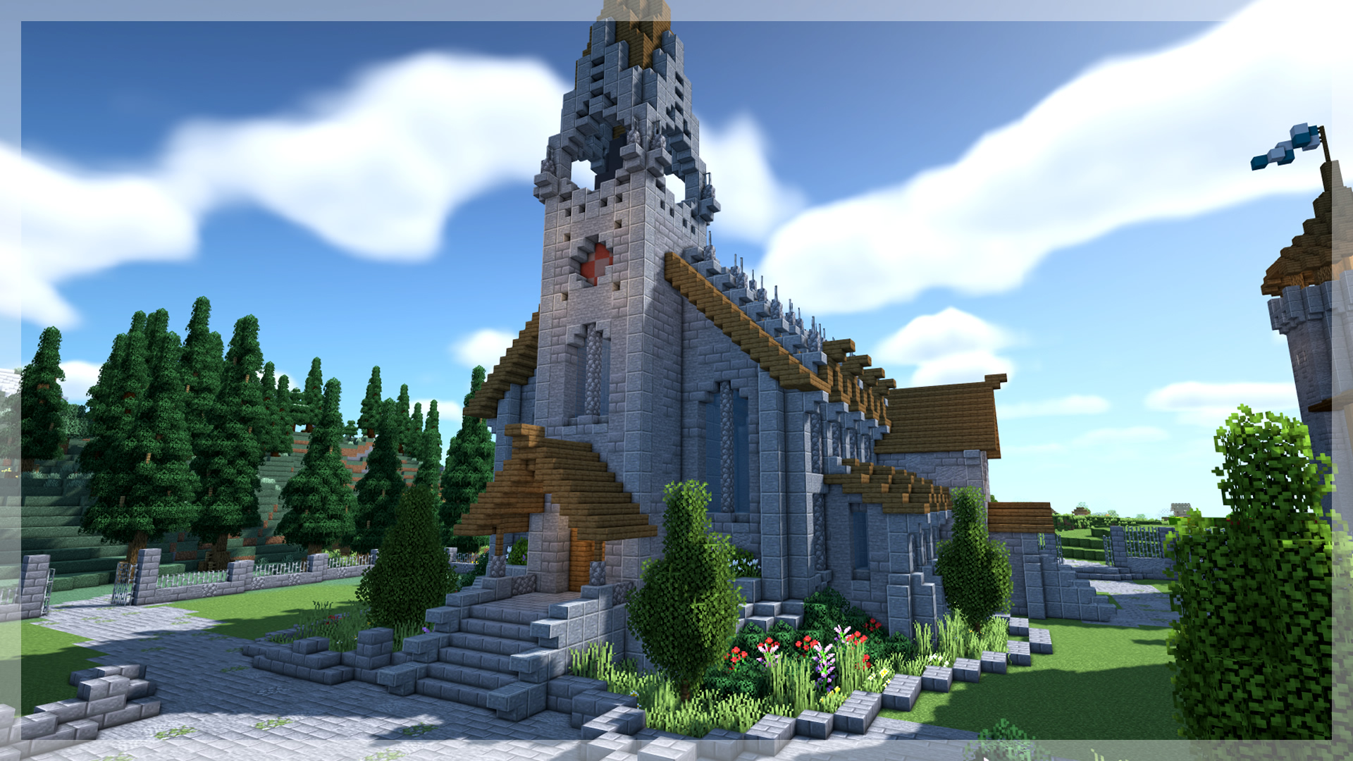 Minecraft Medieval Chapel