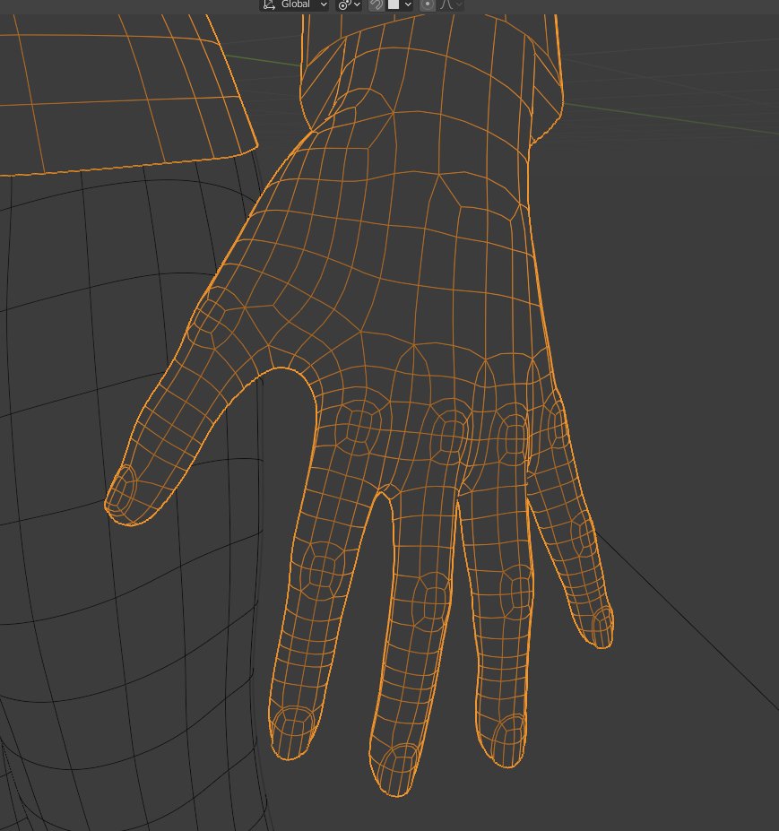 3d Hand Wireframe