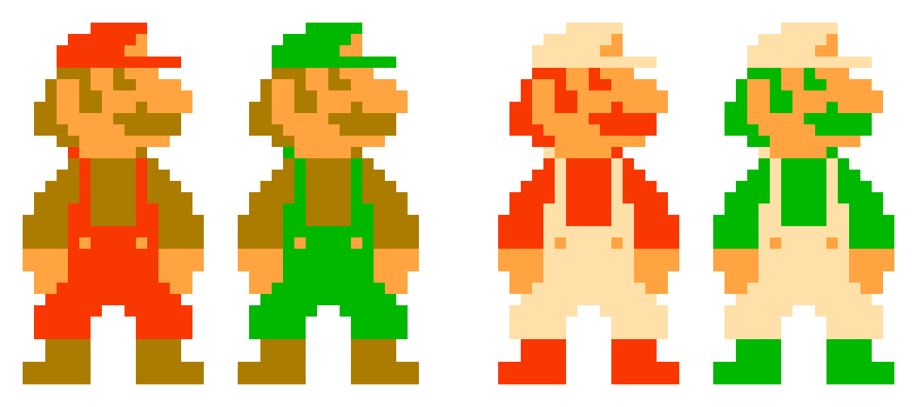 Fire Luigi 8 Bit