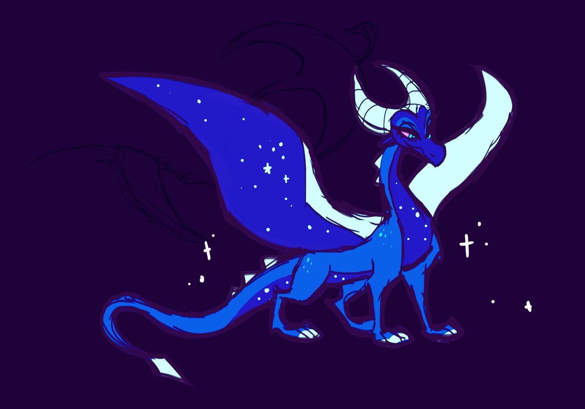 「Sun and moon dragons from 2019 」|Jane Walker 🎉のイラスト