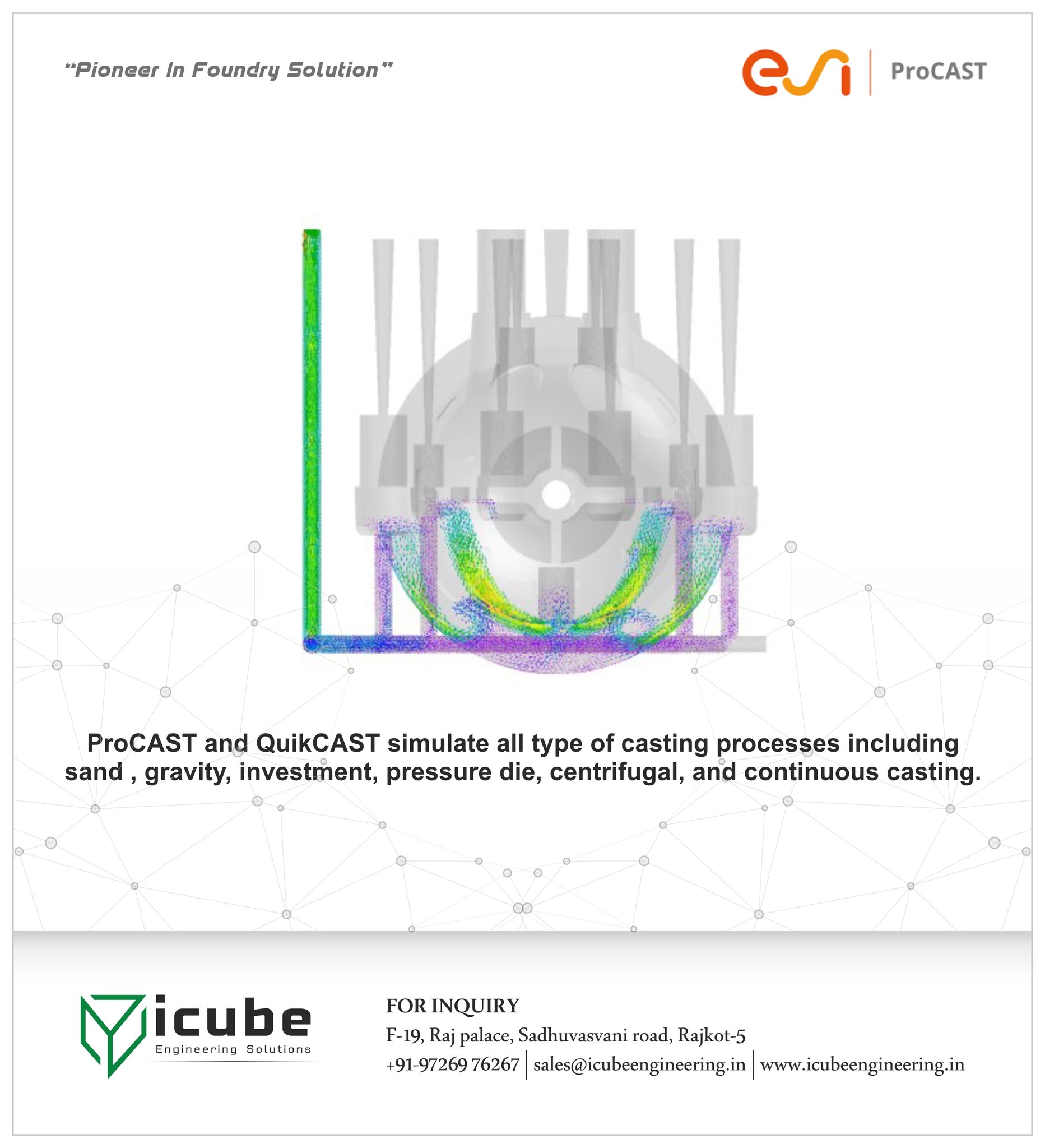 Icube Engineering Solutions on Twitter: "Are you facing defects inside the casting part.? Use ...