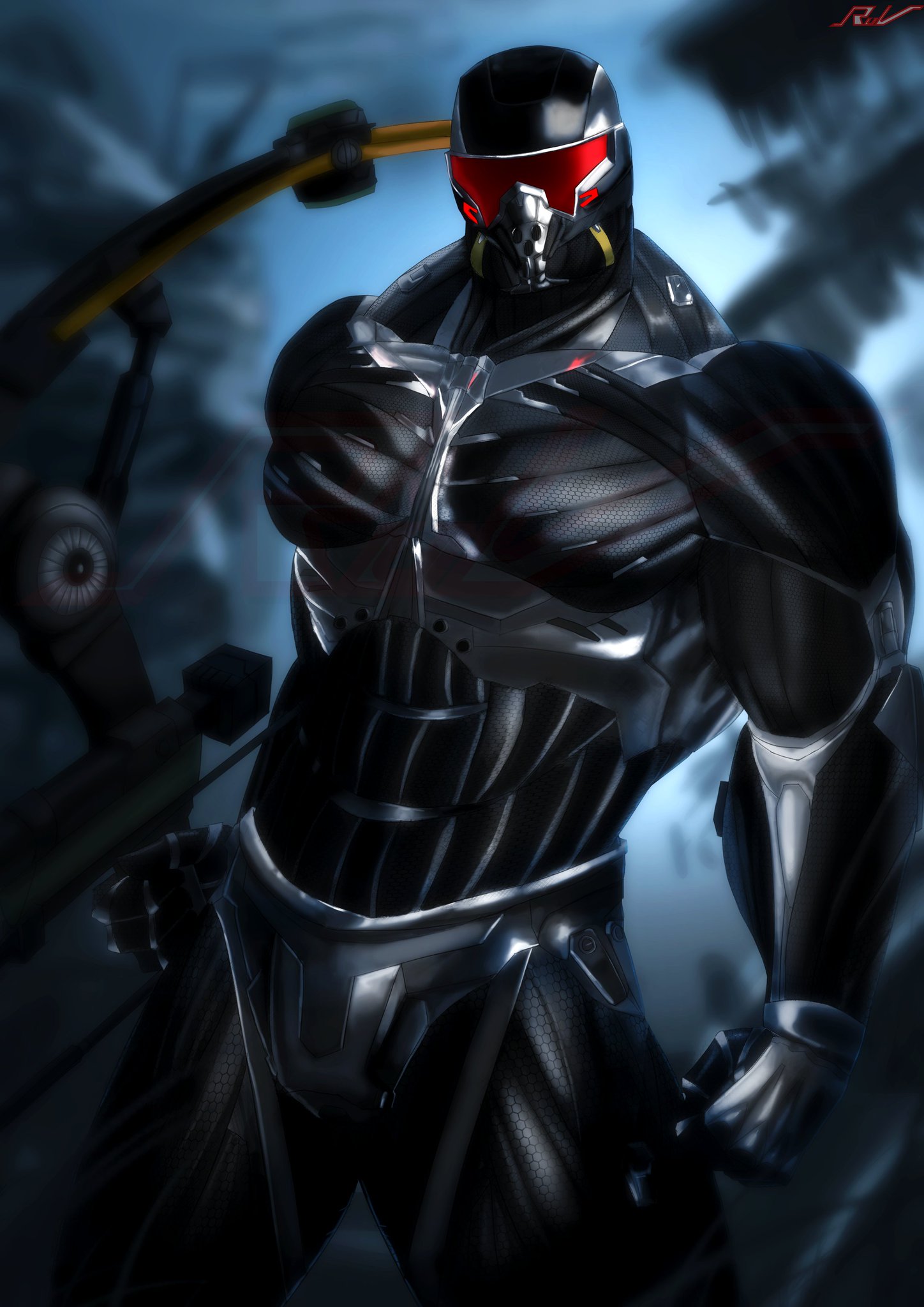 Crysis Nanosuit Drawing