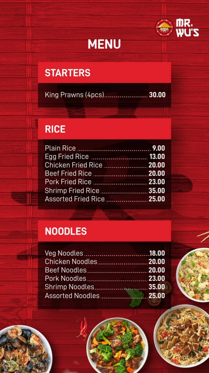Mr. Wu's on Twitter: "Take a look at our menu. https://t.co/hUEY4jWep9" / Twitter