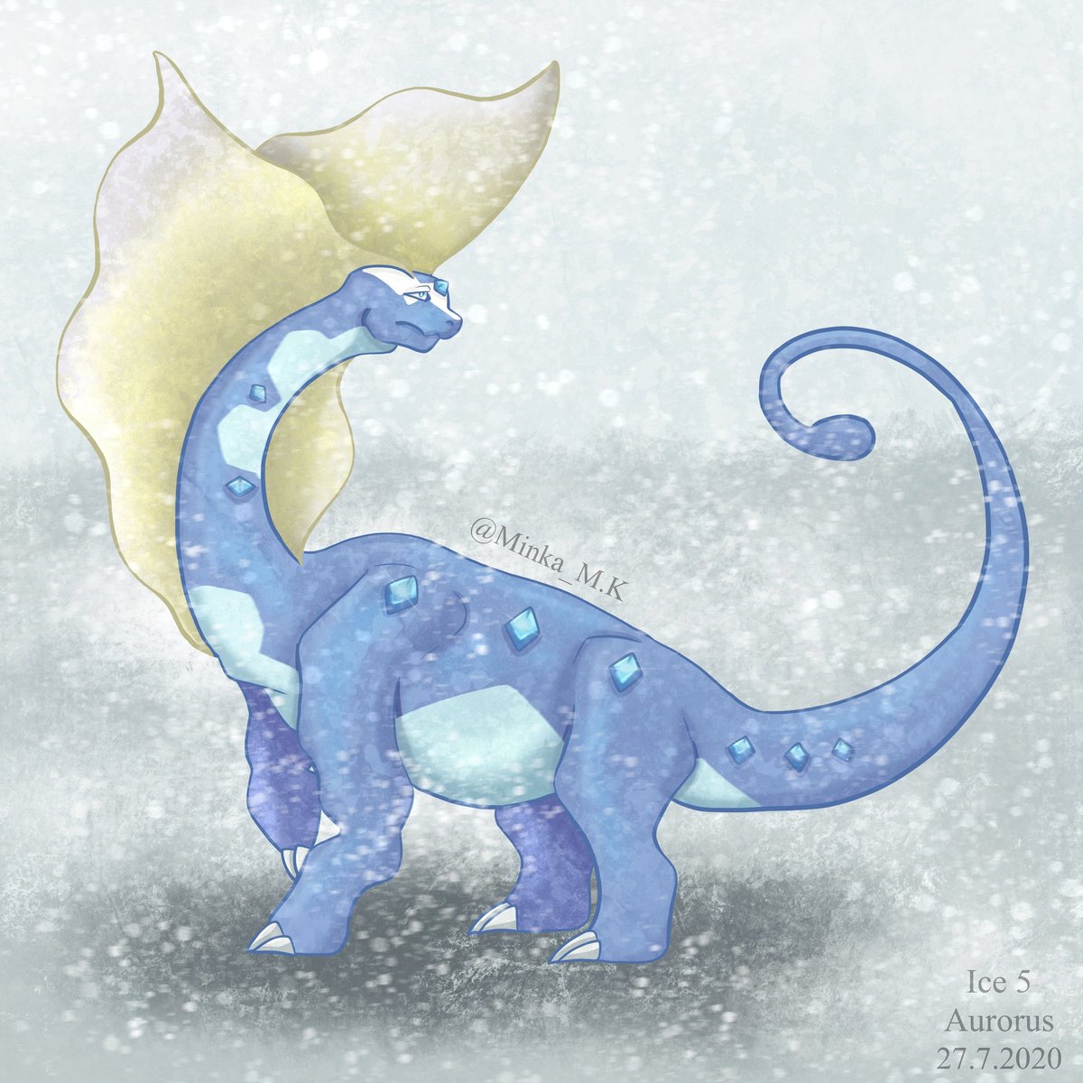 Pokemon Aurorus Fan Art