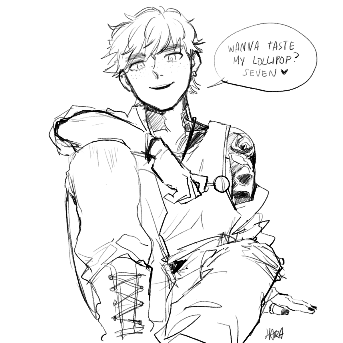 「Just realized I haven't posted it here XD, another Twitch Do」HaraHara021の漫画