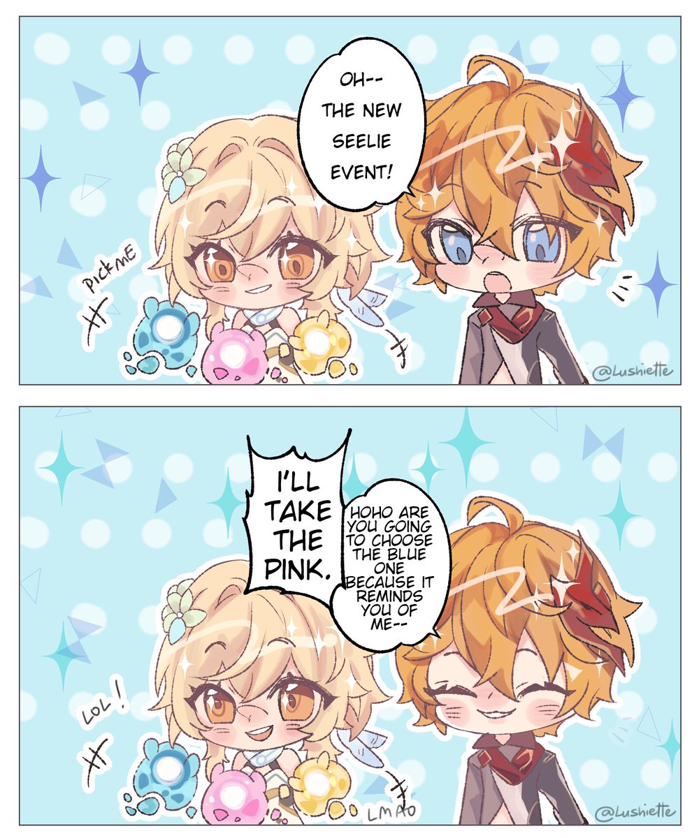 「#chilumi still not sure which seelie to choose tho 」Lisette moving acc ...