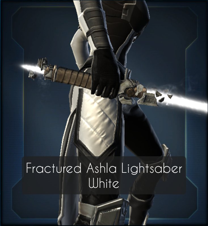 White Lightsaber Swtor