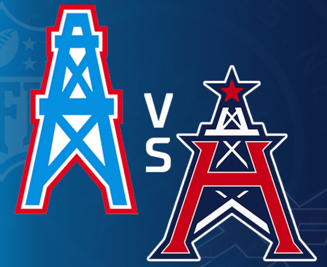 Old Houston Oilers Logo