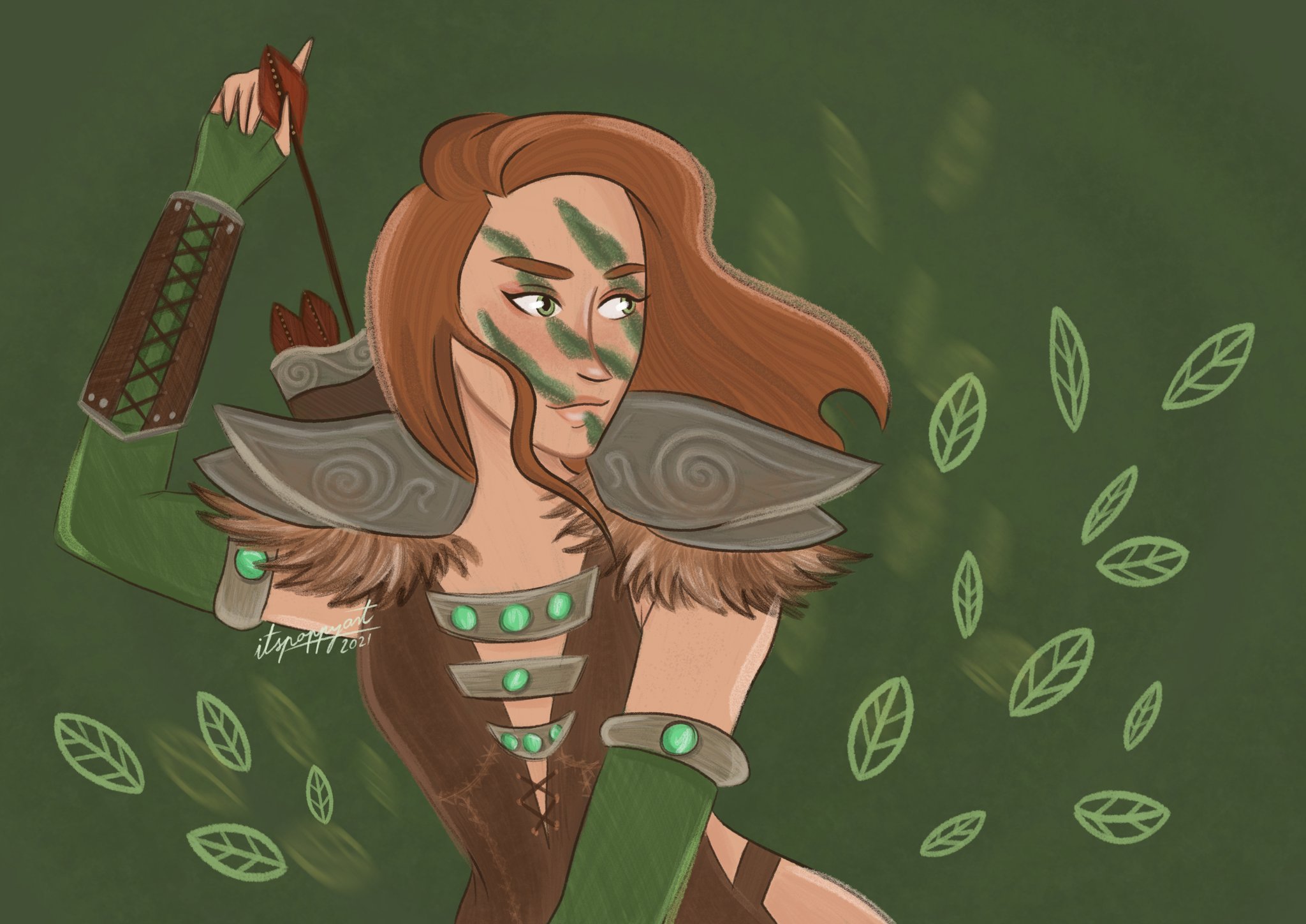 Skyrim Aela Fan Art