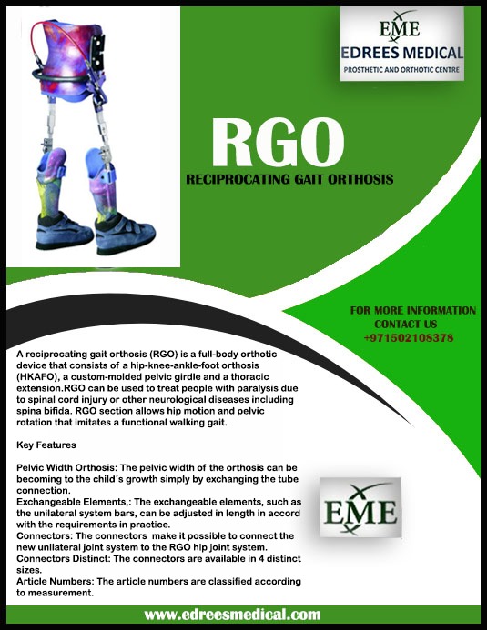 Reciprocating Gait Orthosis