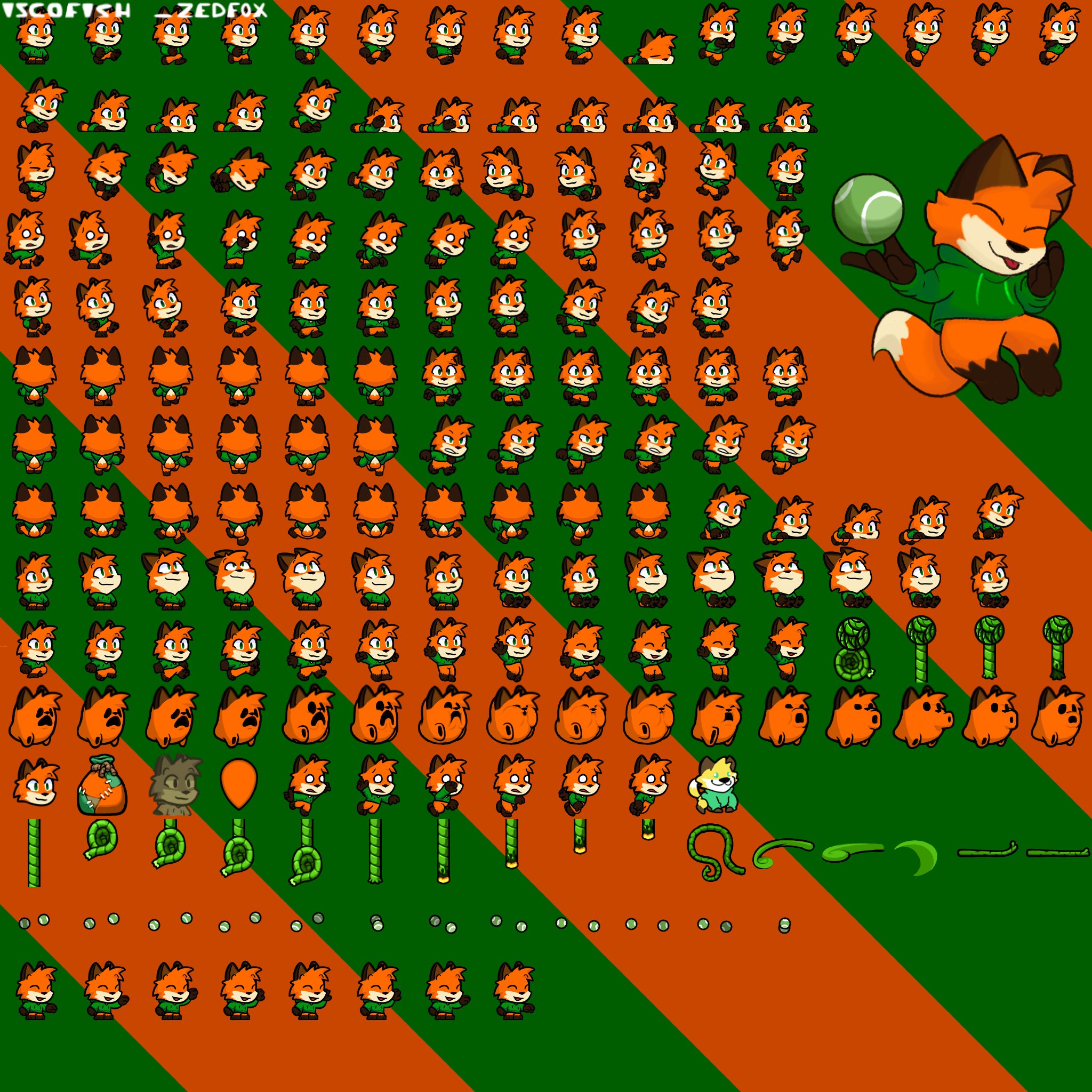 Sonic Background Sprite Sheet