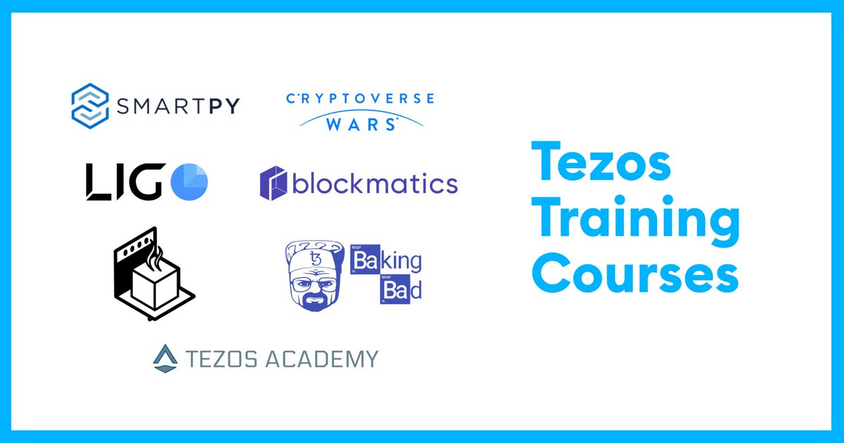 Share this thread on Tezos training courses! : r/tezos