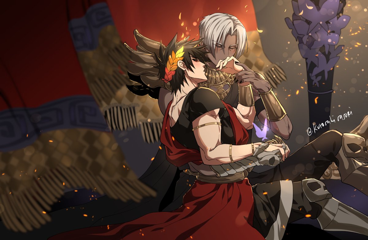 Hades ] Thread only for showing how i 」|simp 💜Thanatos 💀💜のイラスト