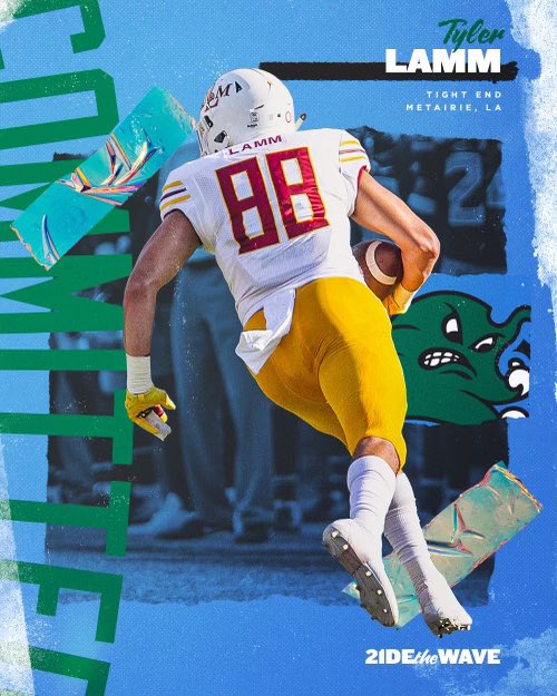 ULM TE Tyler Lamm transfers to Tulane : r/CFB