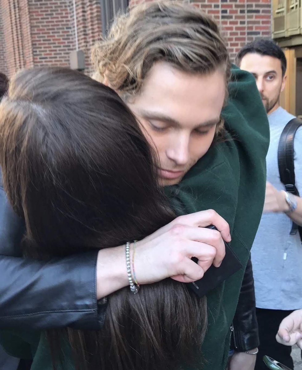 Luke Hemmings Hugging Fans
