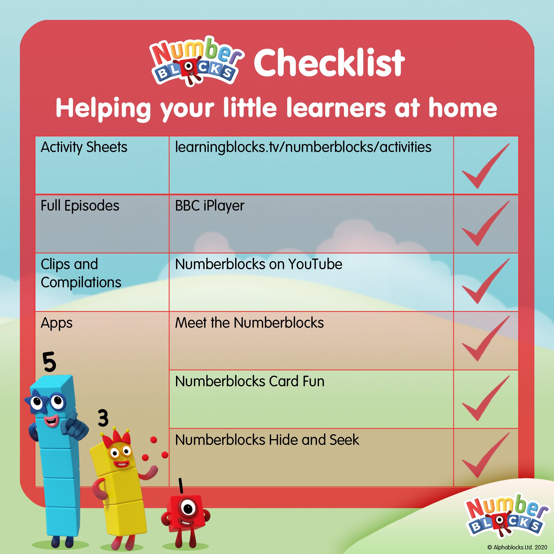 Numberblocks on Twitter: "We have a couple of options for you to help ...