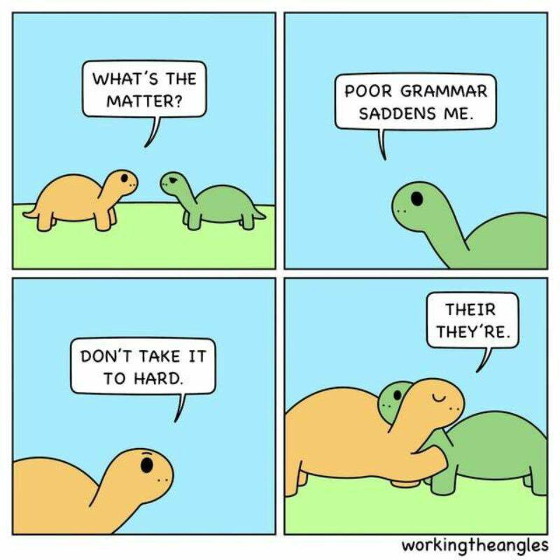 Bad Grammar Cartoons