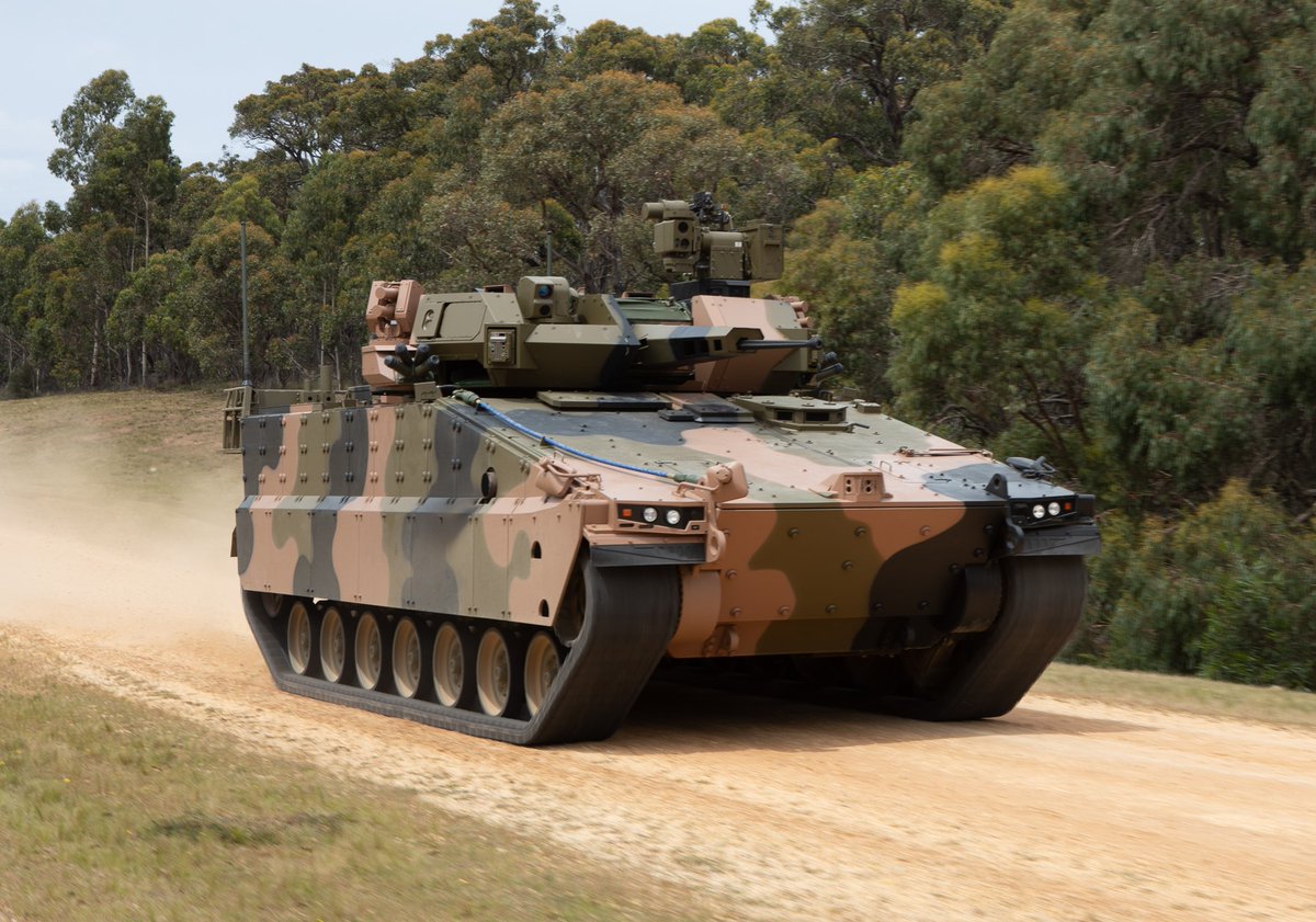 Redback IFV launch. : r/AusMilitary