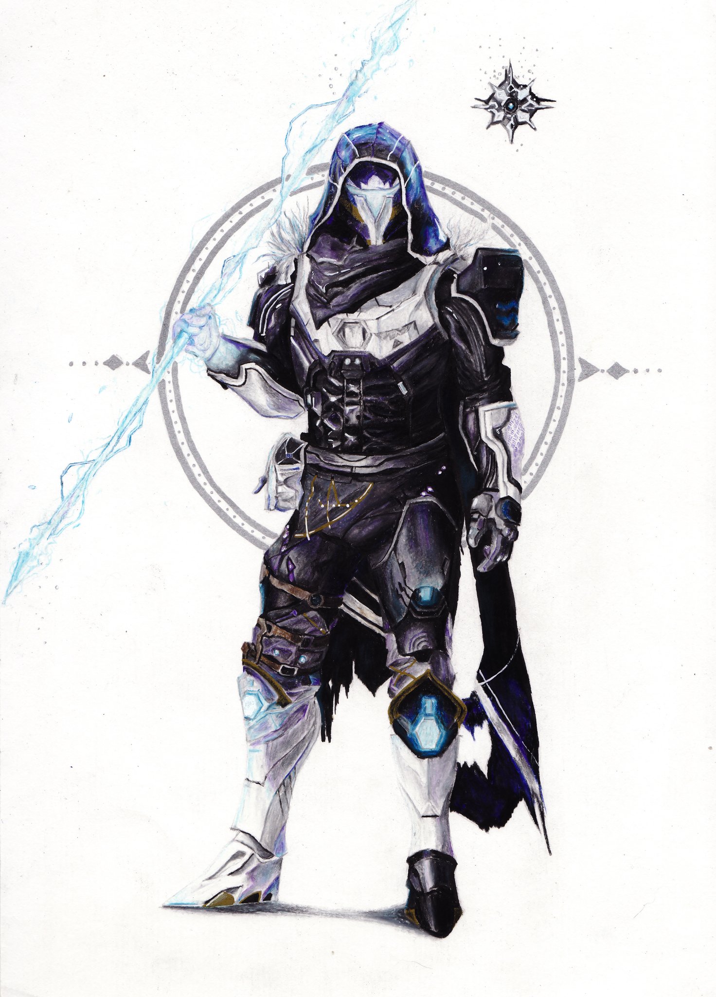 Destiny Guardian Drawing