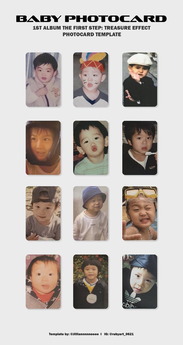 jill on Twitter: "🔓[COMPLETE] AR PHOTOCARD LIST TREASURE 1ST ALBUM THE FIRST STEP: TREASURE ...