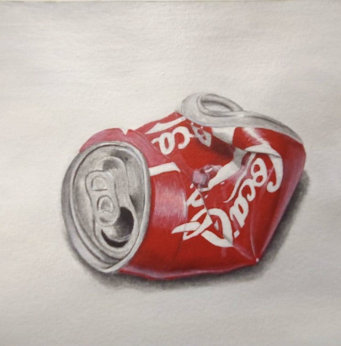 Crushed Can Drawing