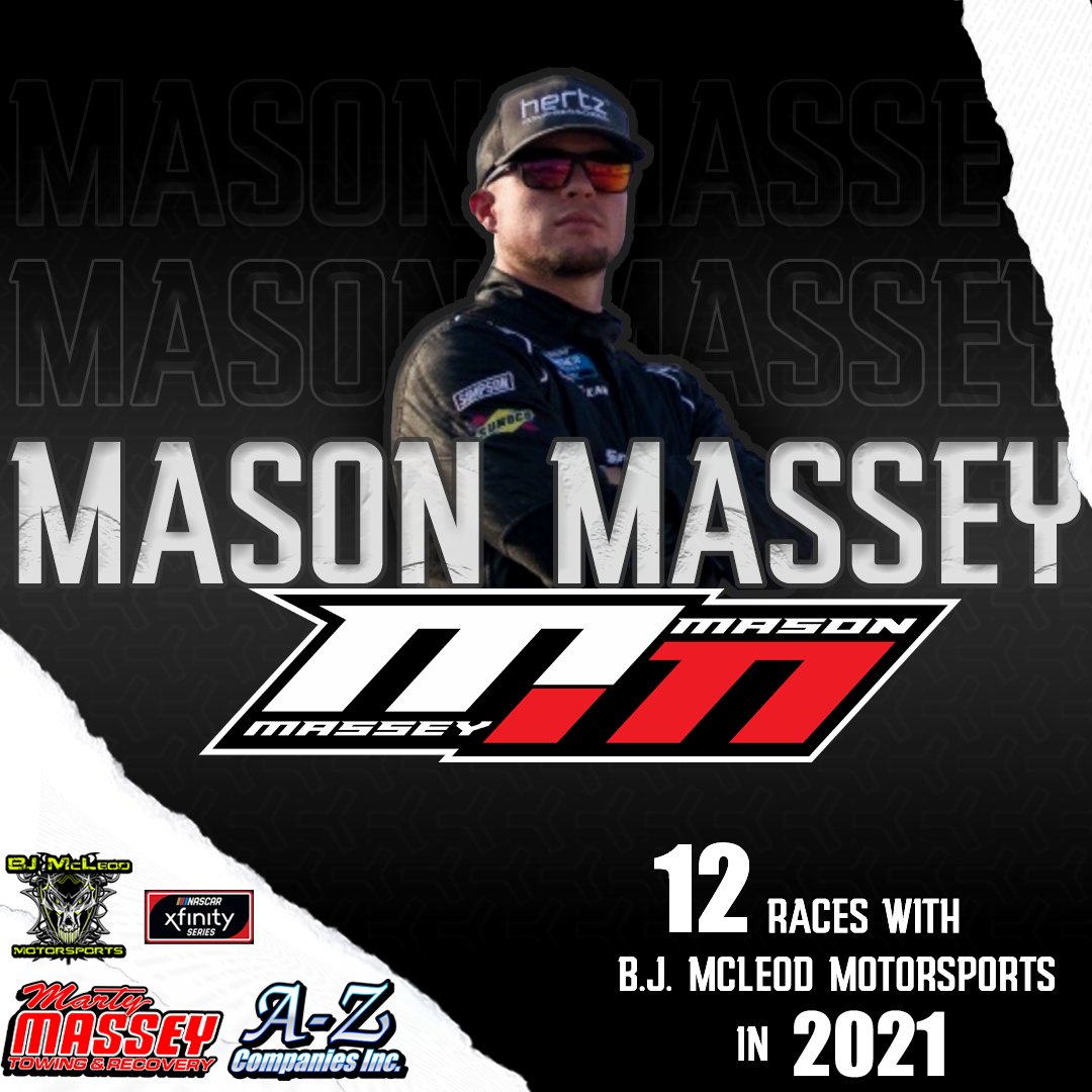 Mason Massey will drive at least 12 races in the #99 for BJ McLeod ...