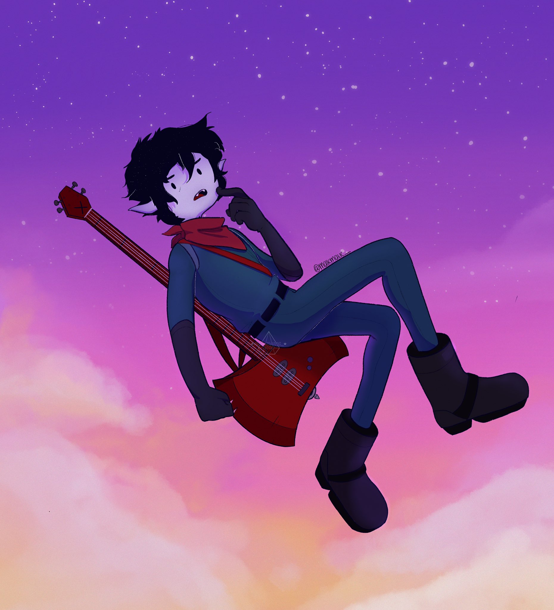 Marshall Lee Playing Guitar