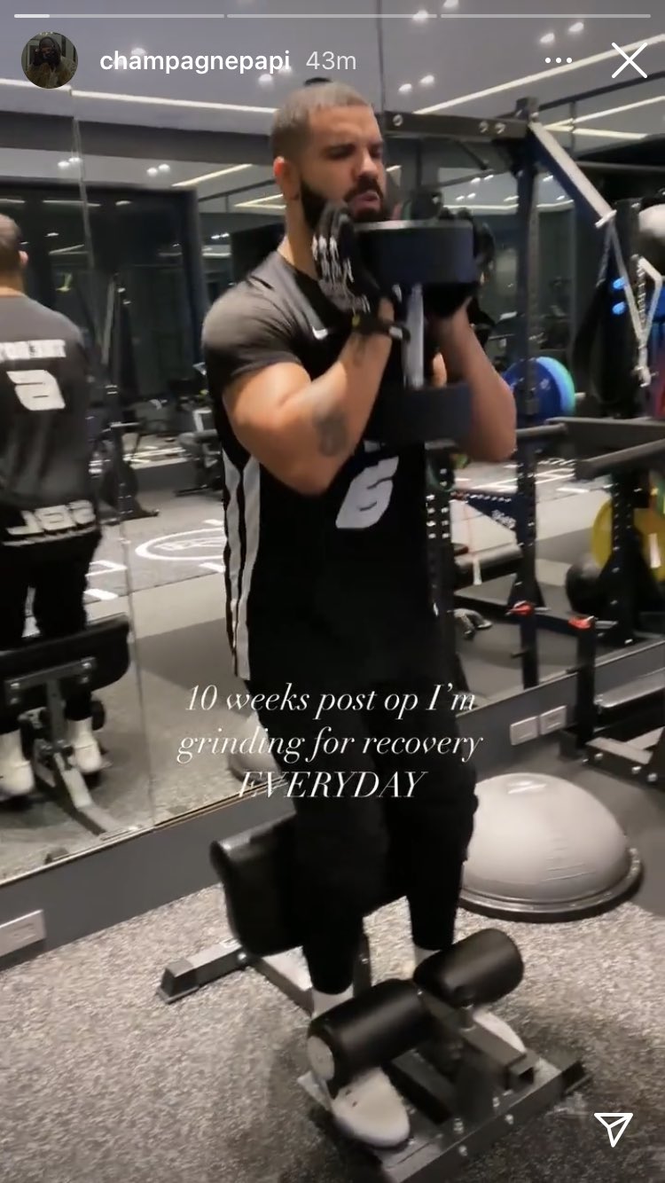 Drake Working Out