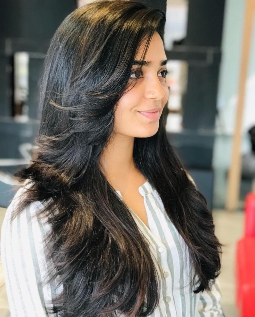 Layer Cut Hairstyle For Indian Girls