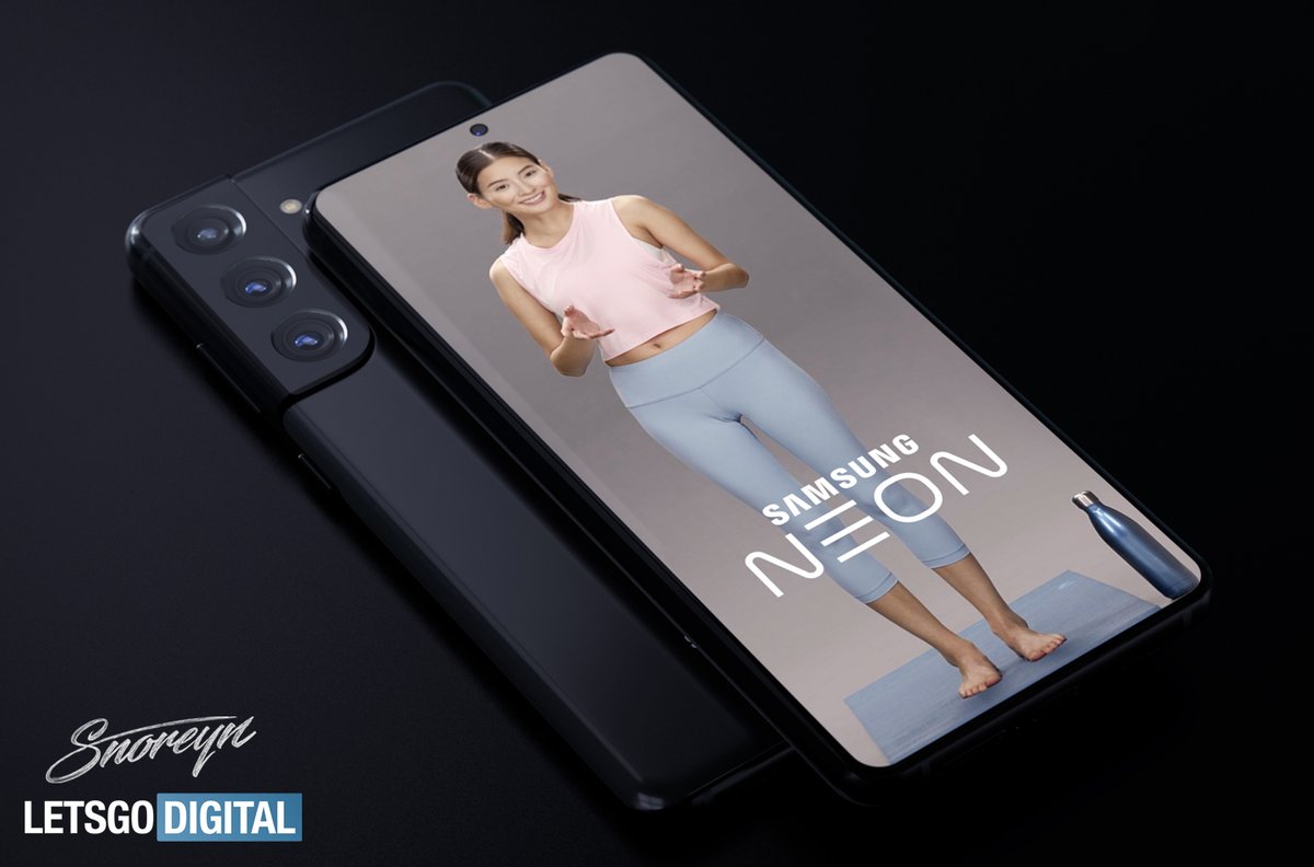 NEON View Artificial Human for Samsung Galaxy S21👀 https://t.co ...