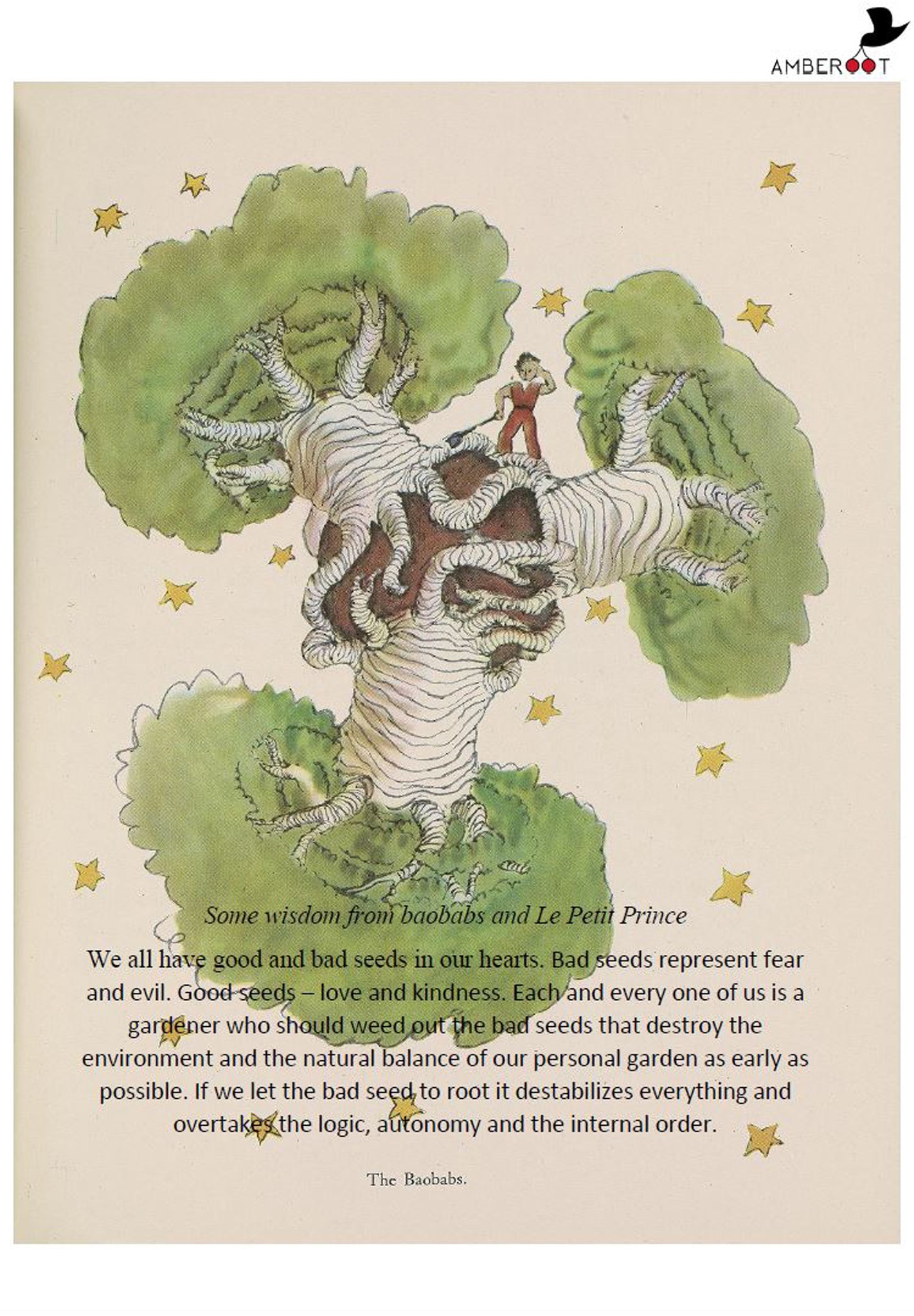 Little Prince Baobab Quotes Little Prince,The : St. Exupery, Antoine