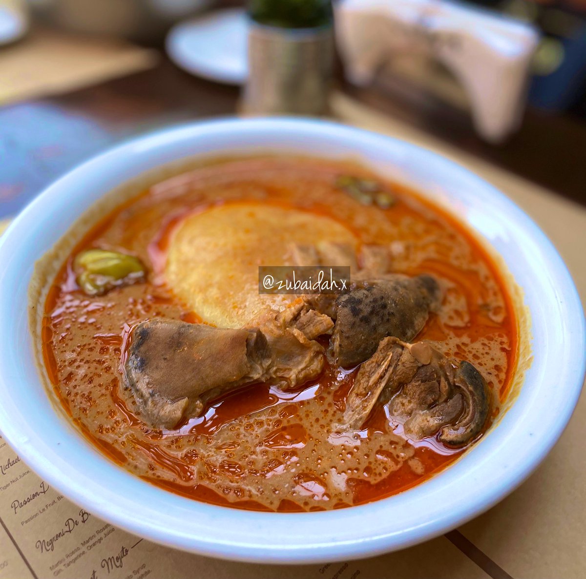 Fufu And Groundnut Soup