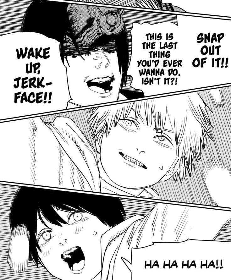 「the reason why aki has a topknot!also himeno cutting it once」AMI DENJI ...