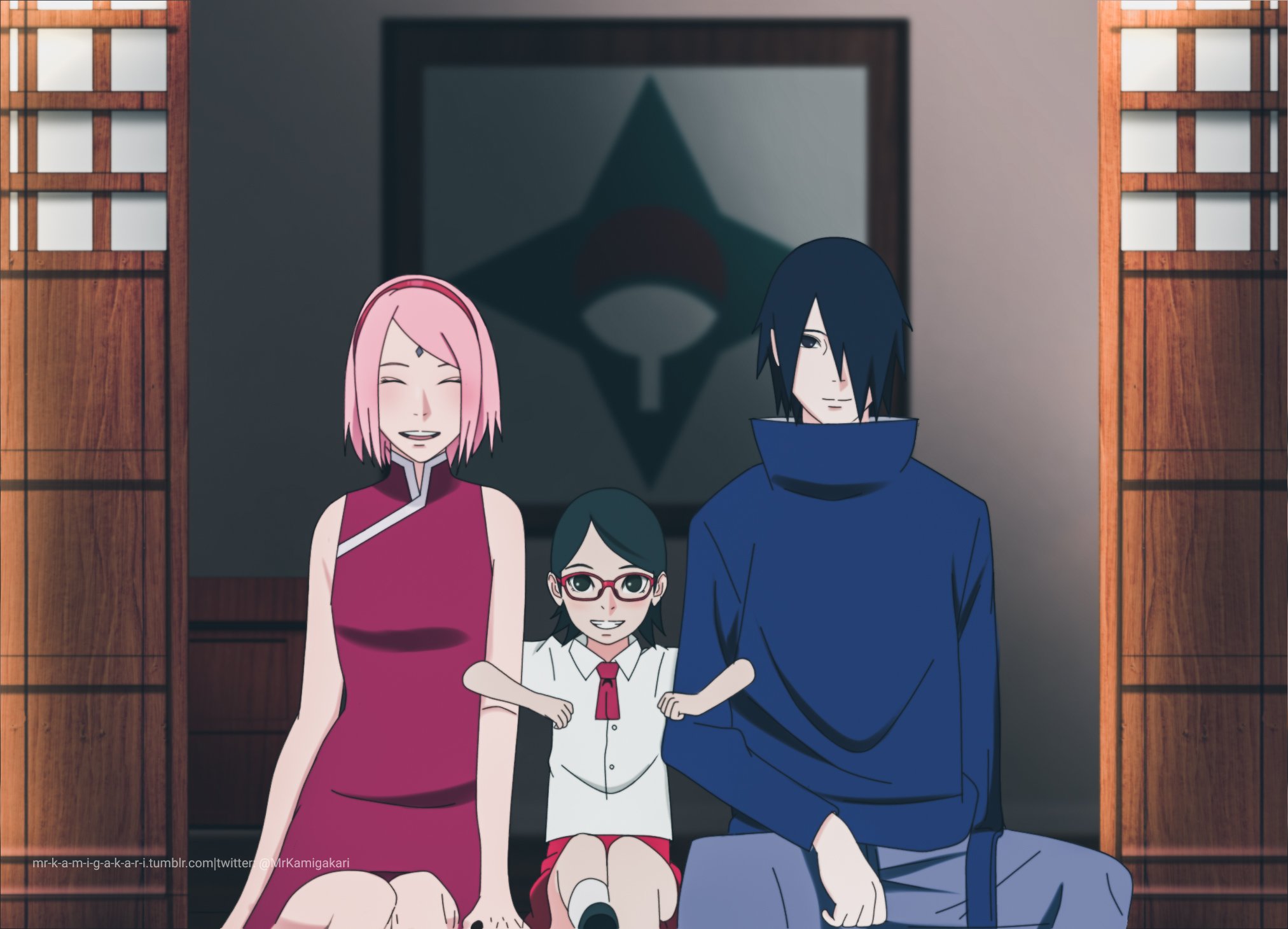 Sasuke And Sakura Family