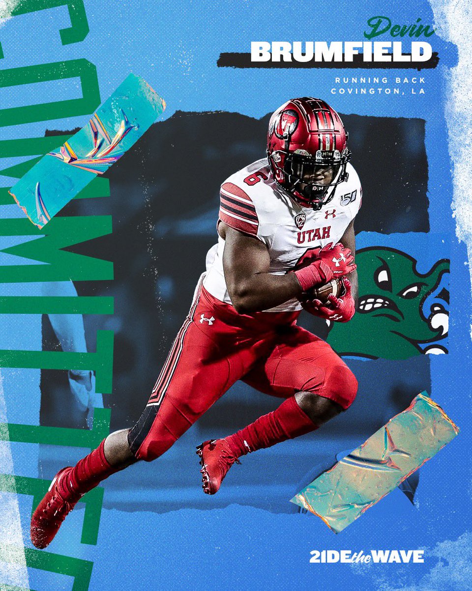 Utah RB Devin Brumfield transfers to Tulane : r/CFB