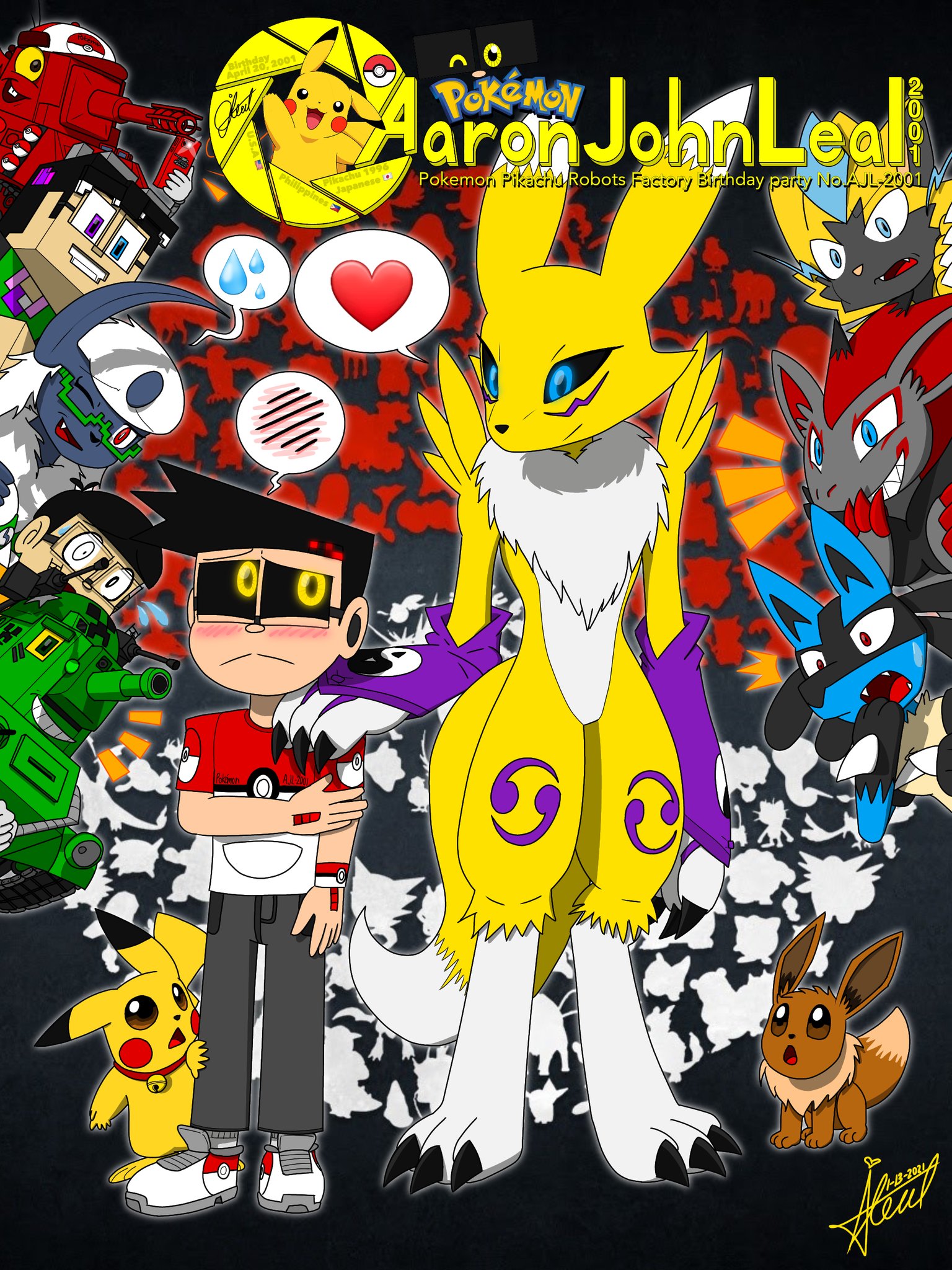 Renamon And Guilmon Love