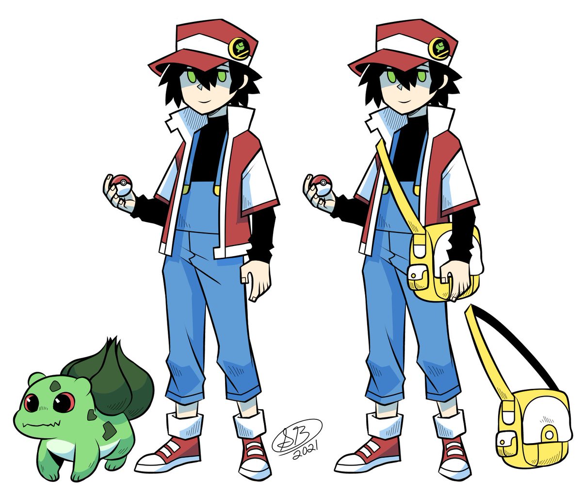 Pokemon Trainer Red Sprite Gen 1