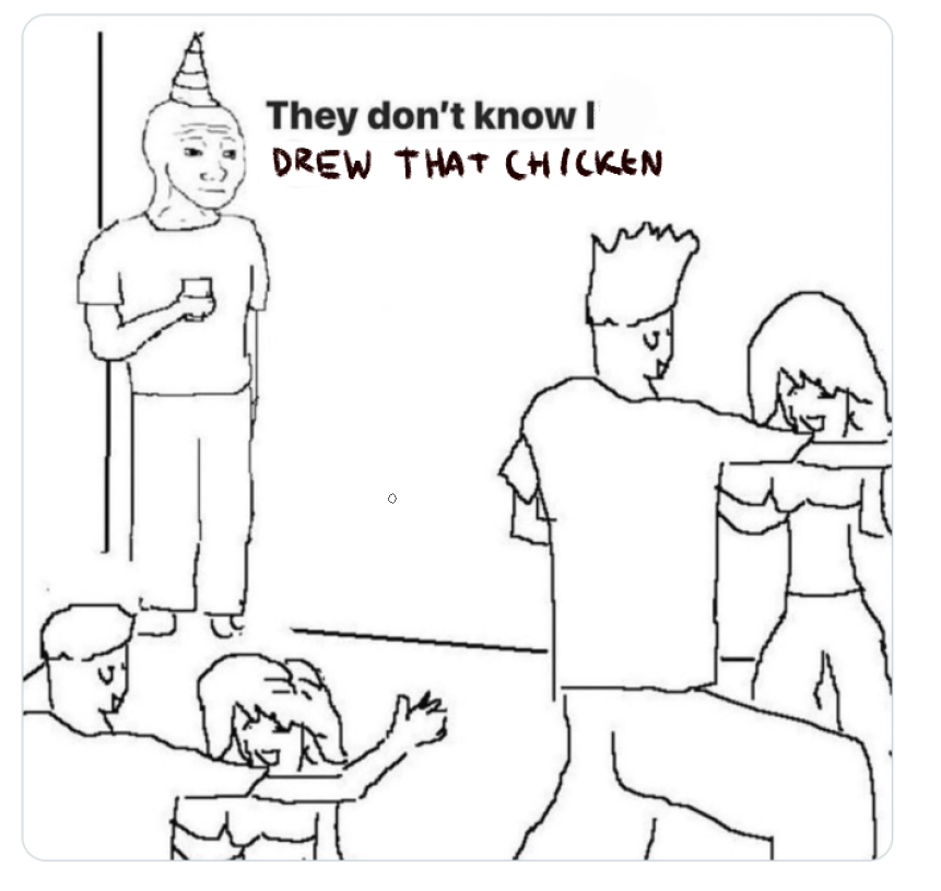 「someone shared one of my kfp memes in th」|DAKUMA🐔| Studio Nekomataの漫画