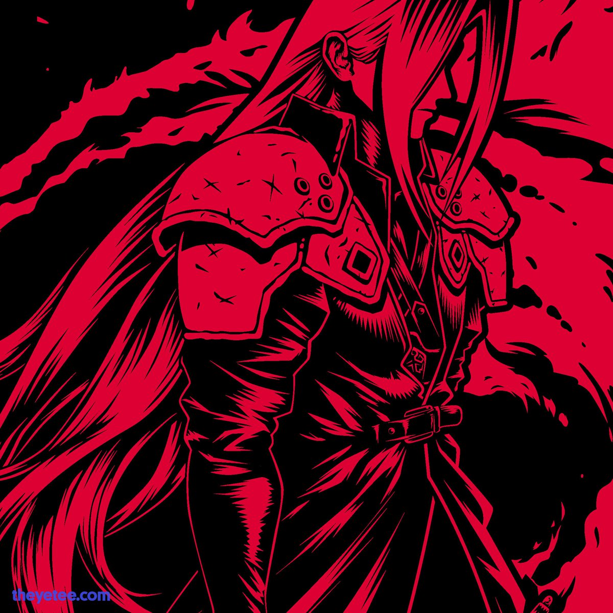 「Seeing red again... #sneakpeek https://t」|The Yetee 🌈のイラスト