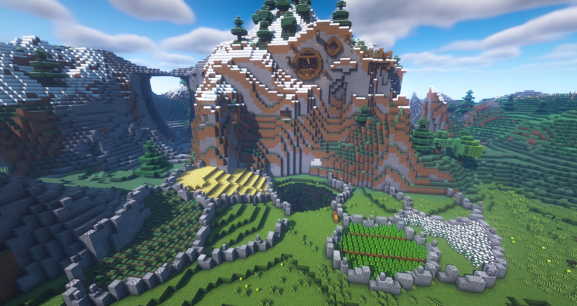 Minecraft Mountain Base