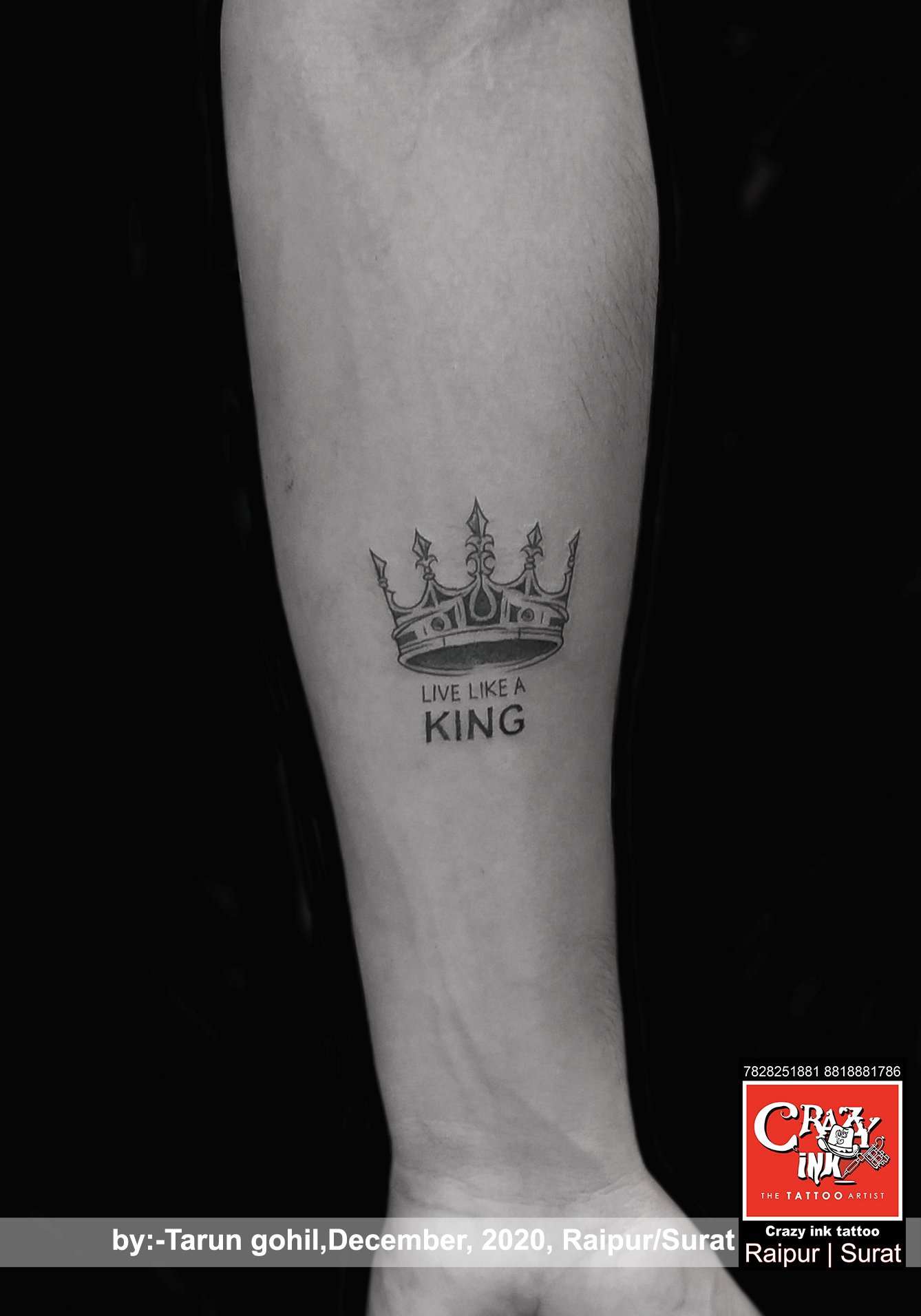 King Tattoos For Men