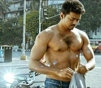 Thuppaki Vijay Six Pack Stills