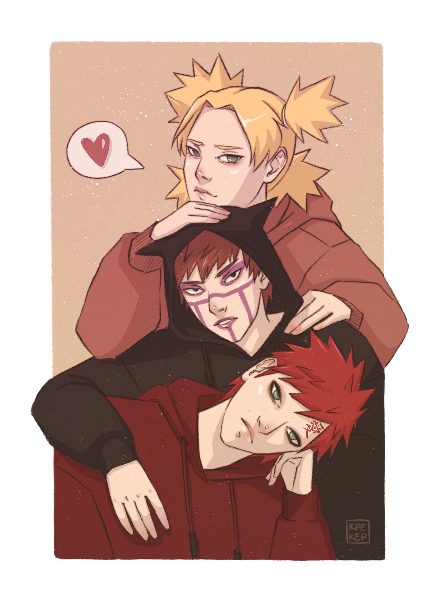 Kankuro And Gaara Brothers Naruto: Clash Of Ninja/Temari